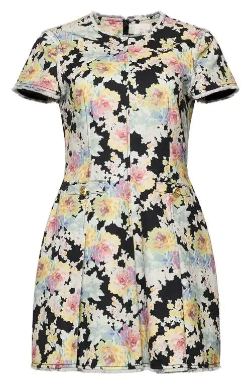 Cinq À Sept Nova Ikat Bouquet Mini Sheath Dress