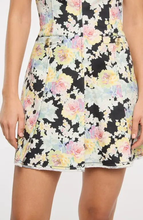 Cinq À Sept Nova Ikat Bouquet Mini Sheath Dress