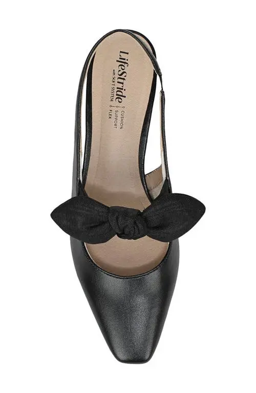 LIFESTRIDE Lucia Slingback Pumps - Black