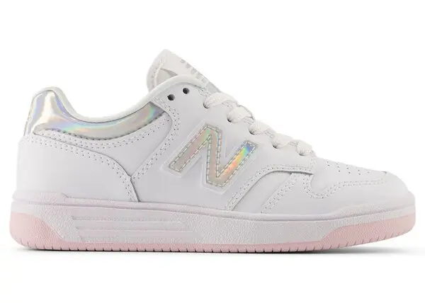 NEW BALANCE B480 Lacein - White/rose Sugar