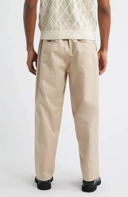 Obey Foster Pleated Twill Pants - Cement