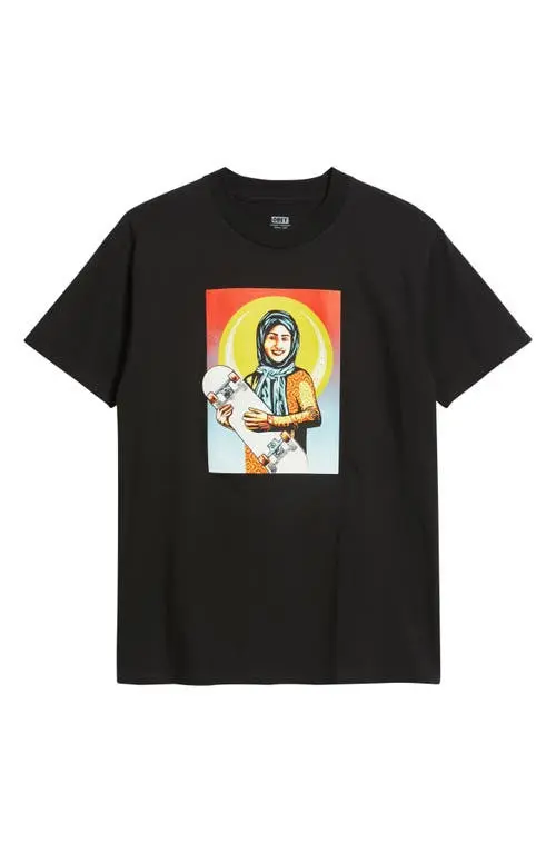 Obey Skateistan Graphic T-shirt - Black