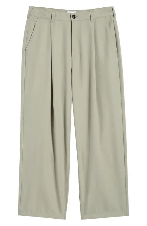 Obey Otis Pleated Twill Pants - Dried Sage