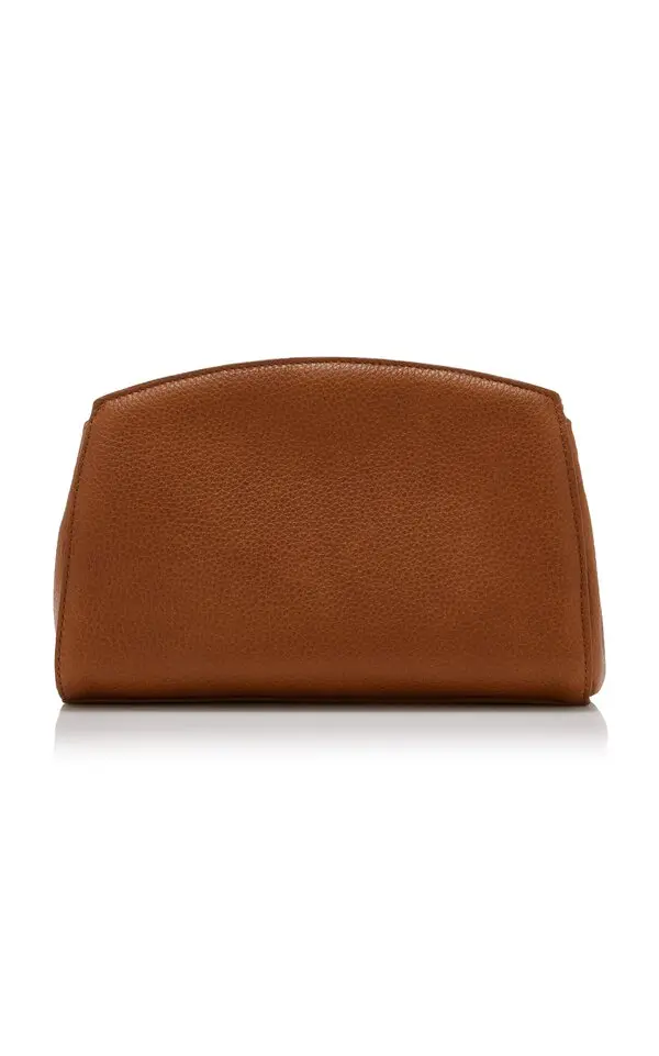 LIFFNER Push-lock Leather Clutch