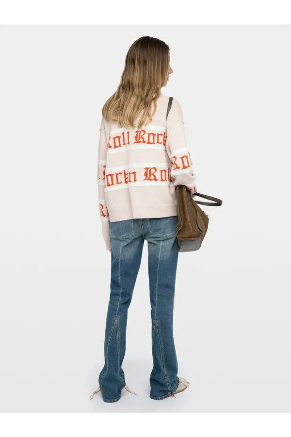 Zadig&Voltaire Striped Rock N Roll Intarsia Sweater