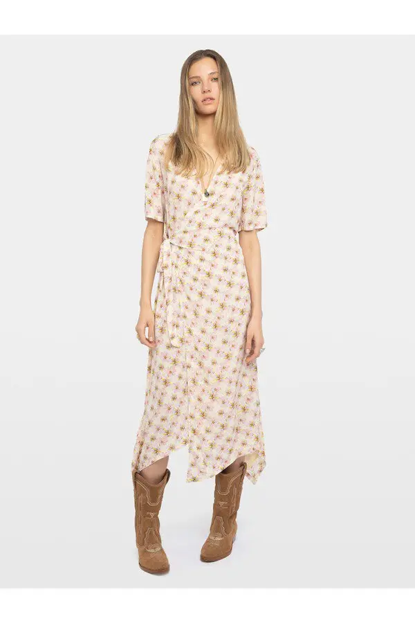 Zadig&Voltaire Printed Viscose Reforme Dress