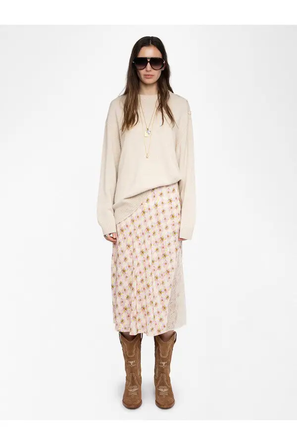 Zadig&Voltaire Jayla Printed Viscose Skirt