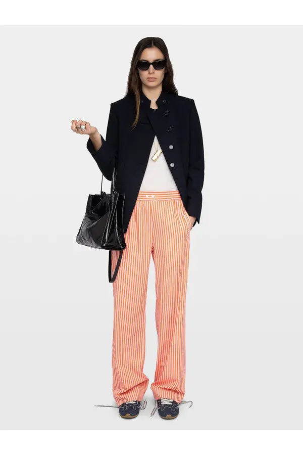 Zadig&Voltaire Poma Striped Poplin Pants - Stripe
