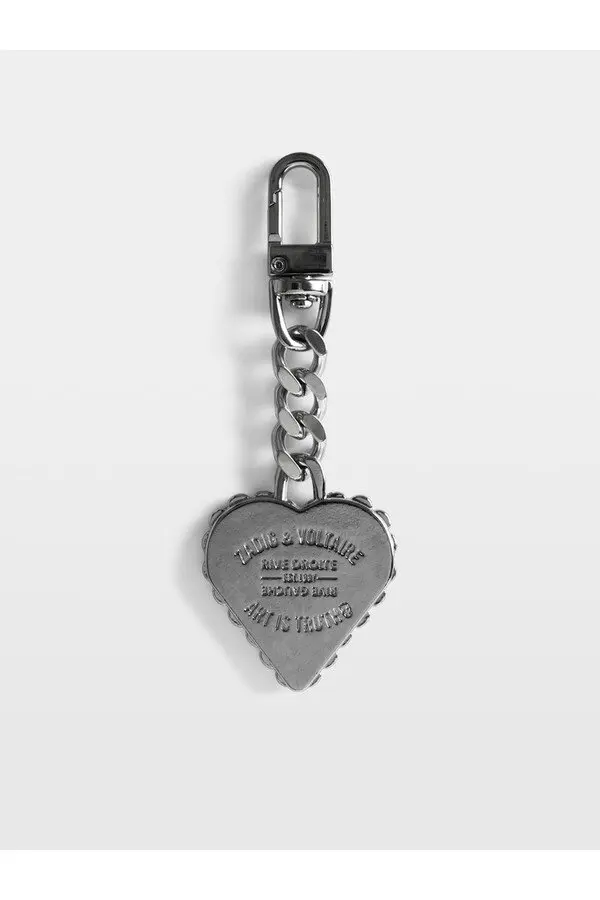 Zadig&Voltaire Keyring Santa Fe Crush Medal - Silver
