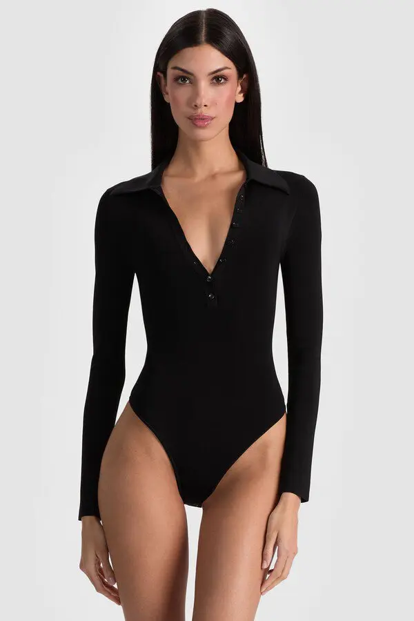 Alice + Olivia Keenan Polo Bodysuit