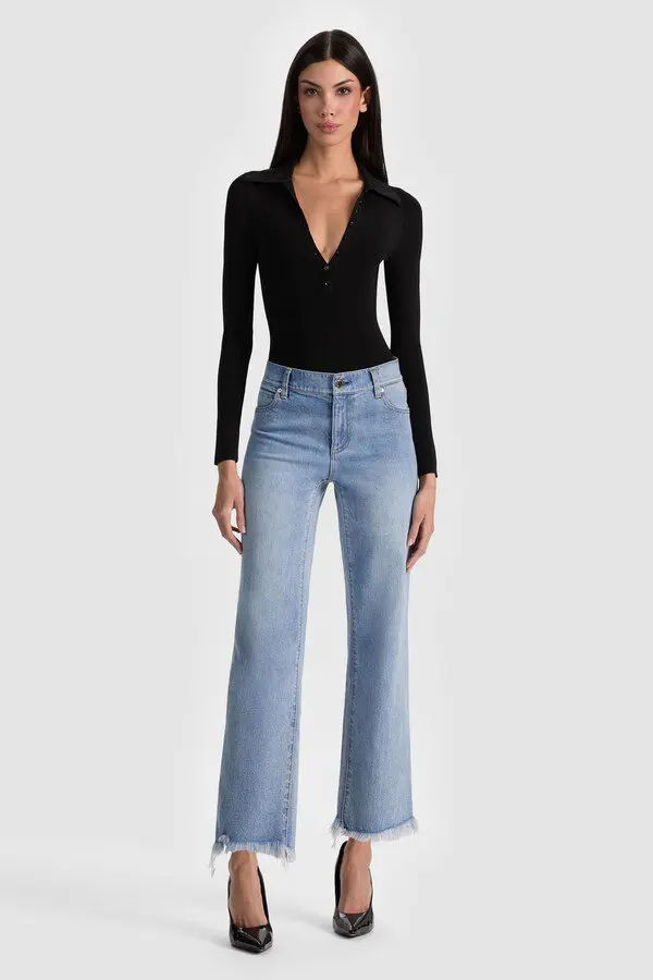 Alice + Olivia Keenan Polo Bodysuit