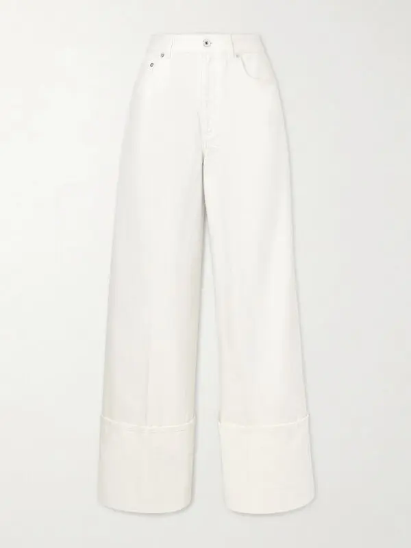 Givenchy Wide-leg Jeans - Neutrals