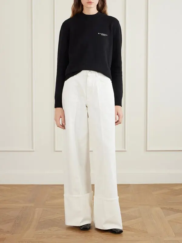 Givenchy Wide-leg Jeans - Neutrals