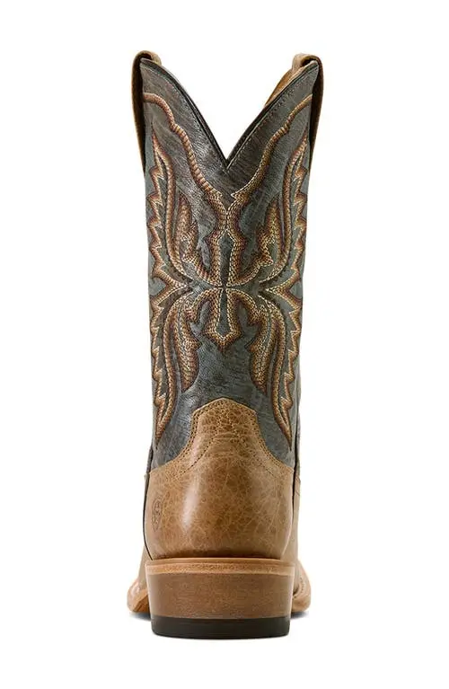 Ariat Preston Wide Square Toe Cowboy Boot - Light Brown