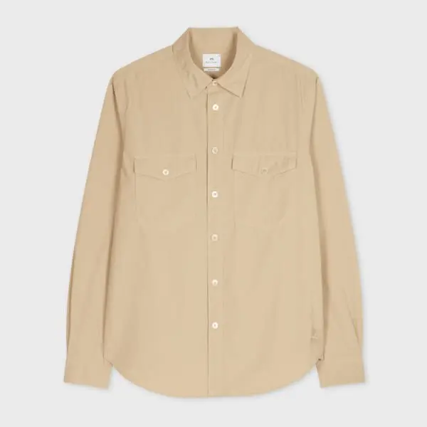 Paul Smith Light Tan Cotton-poplin Overshirt