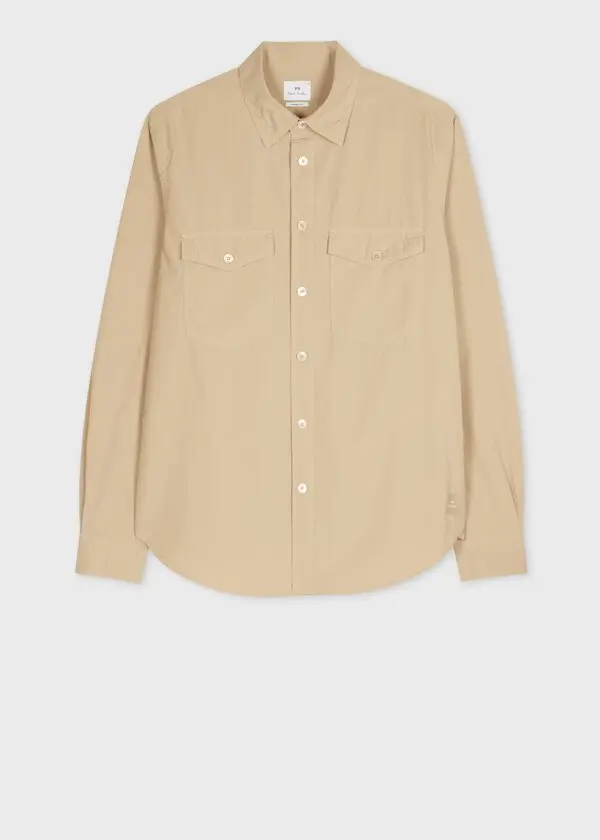 Paul Smith Light Tan Cotton-poplin Overshirt