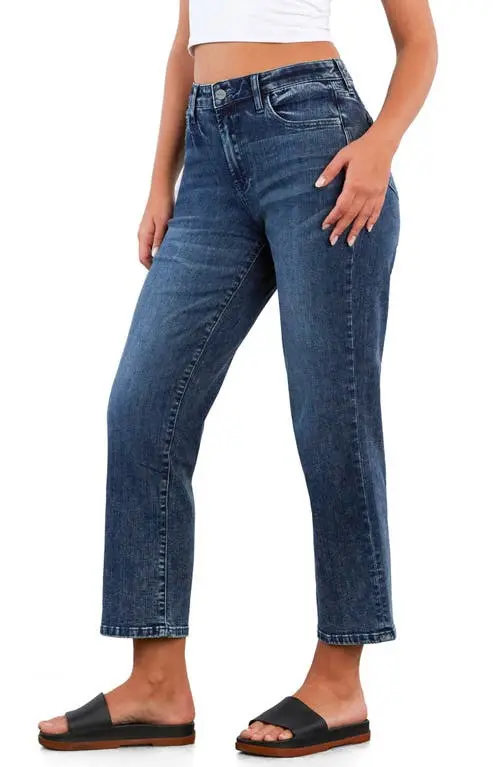 HINT OF BLU Ankle Straight-leg Jeans