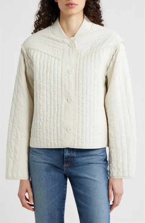 Rag & Bone Margot Quilted Jacket - Plain Tan