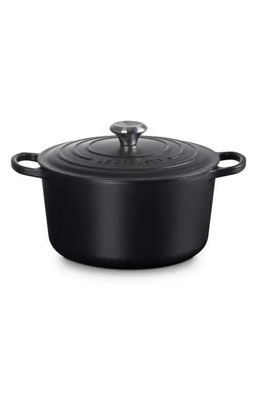 LE CREUSET Signature 6.5-quart Round Enamel Cast Iron Dutch Oven - Licorice