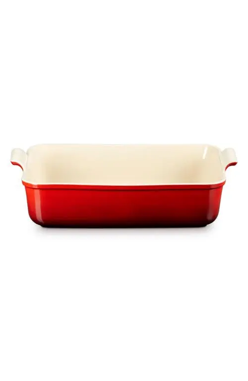 LE CREUSET Heritage Stoneware Deep Lasagna Dish - Cerise