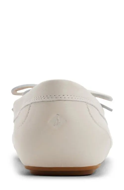 Sperry Bow Driver Loafer - Cream