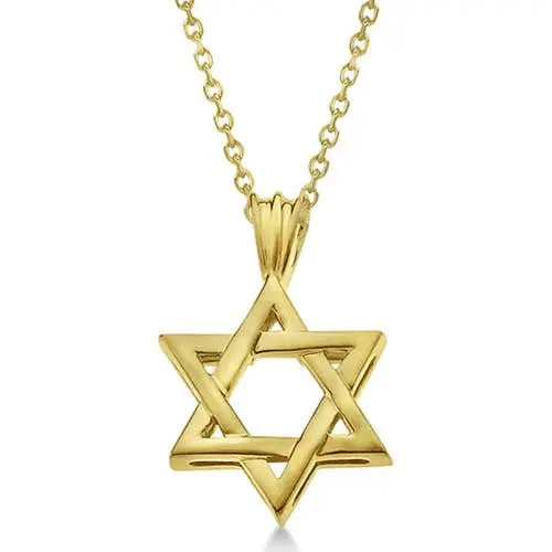 ALLUREZ 14k Star Of David Pendant - Yellow Gold
