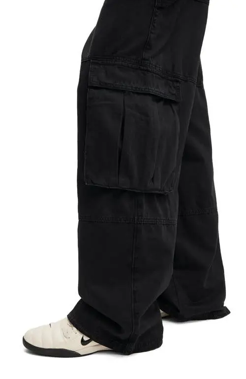 COTTON ON Super Baggy Cargo Pant - Black
