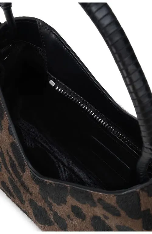 Staud Valerie Calf Hair Shoulder Bag - Leopard