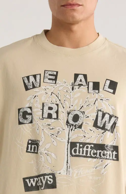 HONOR THE GIFT We All Grow Cotton Graphic T-shirt