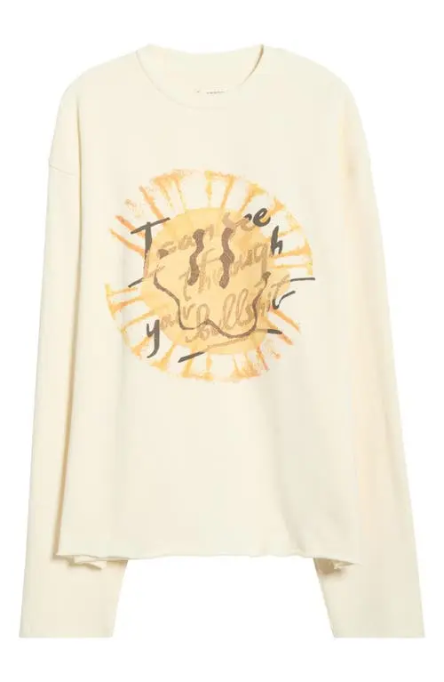 HONOR THE GIFT I Can See Long Sleeve Cotton Graphic T-shirt