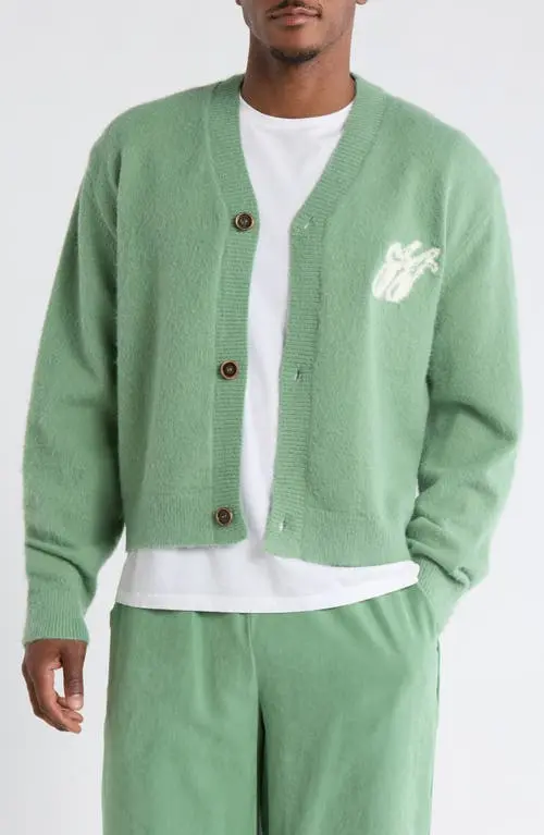 HONOR THE GIFT H Monogram Cardigan - Mint