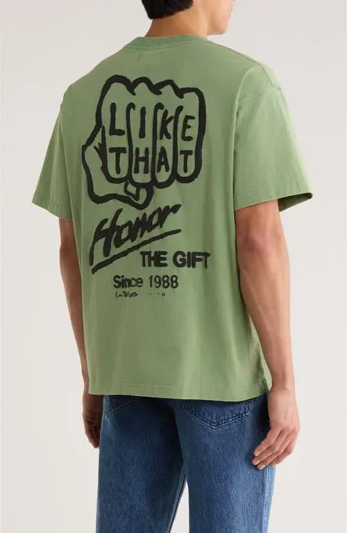 HONOR THE GIFT Like That Cotton Graphic T-shirt - Mint