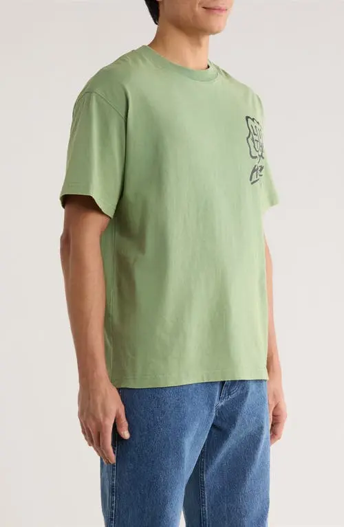 HONOR THE GIFT Like That Cotton Graphic T-shirt - Mint