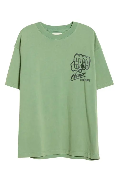 HONOR THE GIFT Like That Cotton Graphic T-shirt - Mint