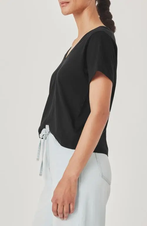 Splendid Louisa V-neck T-shirt - Black