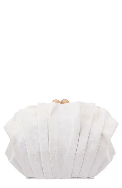 Nina Reef Clutch - Silver