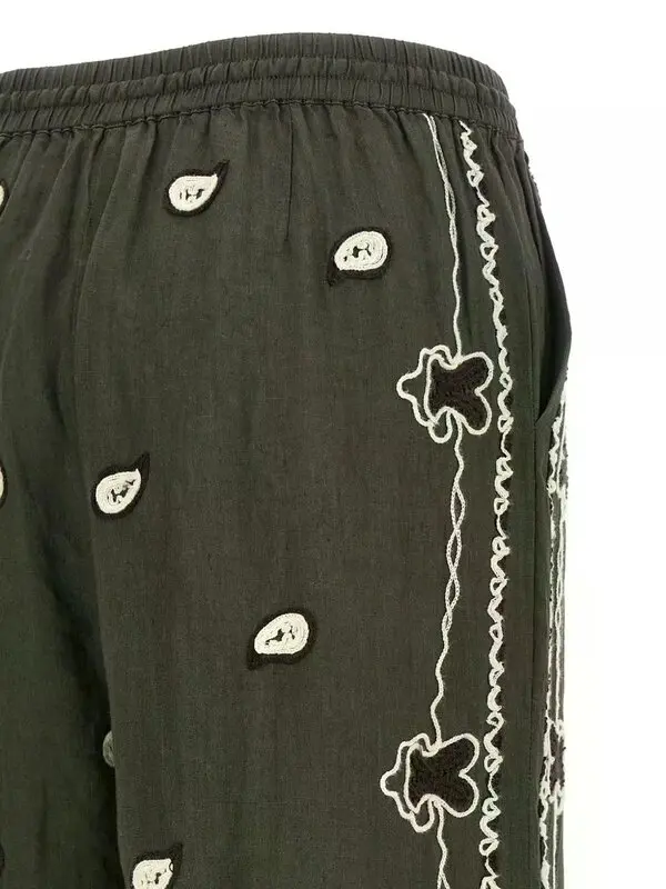 P.a.r.o.s.h Embroidered Flared Trousers