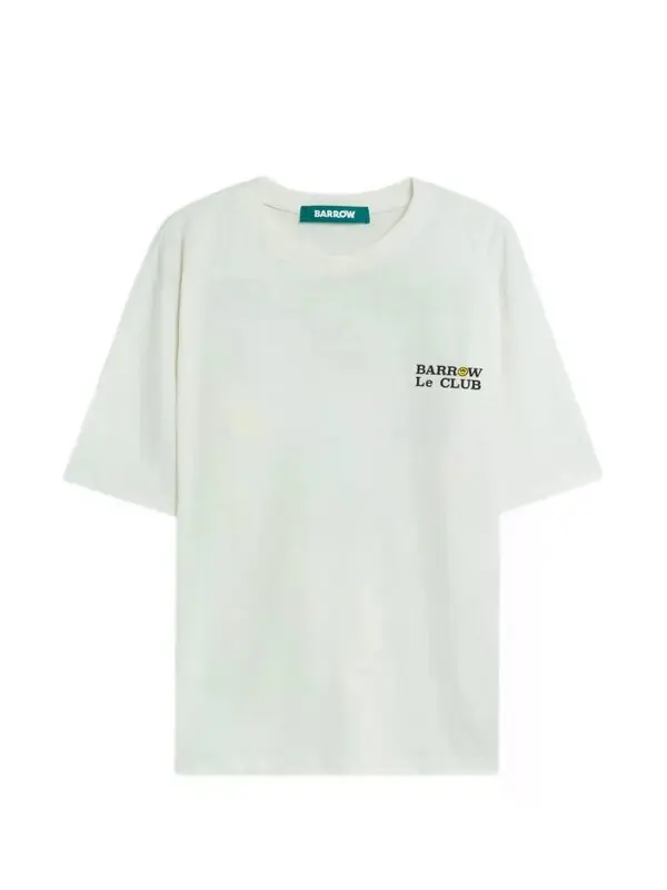BARROW Round-neck Printed T-shirt - White