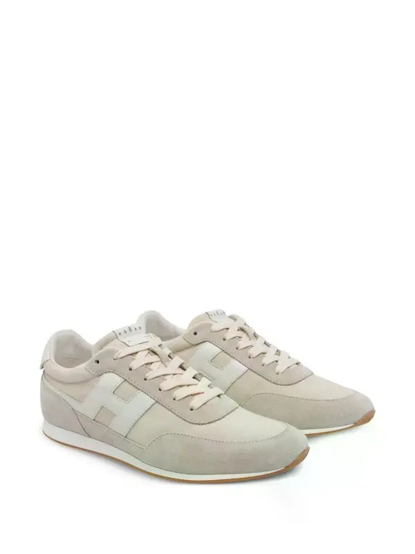 Hogan Logo Detail Sneakers - Neutrals