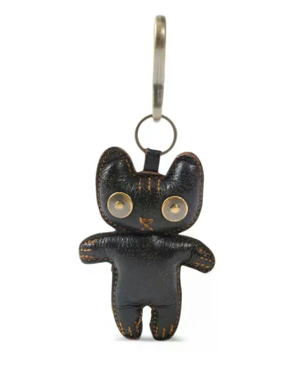 Miss Sixty Cat Pendant Keyring - Black