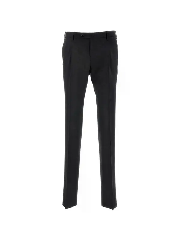 PT TORINO Front-pleats Tailored Trousers - Grey
