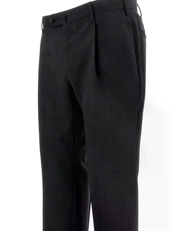 PT TORINO Front-pleats Tailored Trousers - Grey