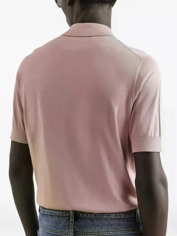Dolce & Gabbana Button-fastening Short-sleeve Polo Shirt - Pink
