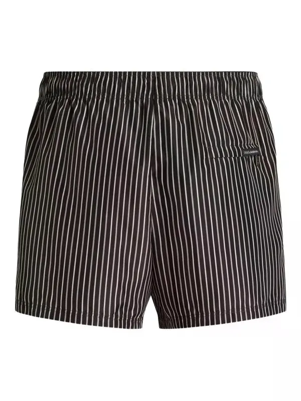 Dolce & Gabbana Striped Swim Shorts