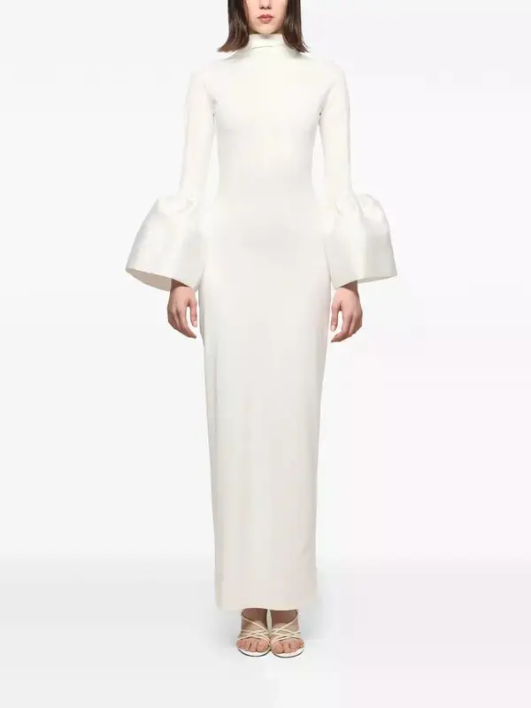 ATU BODY COUTURE Maxi Bell-sleeve Dress - White