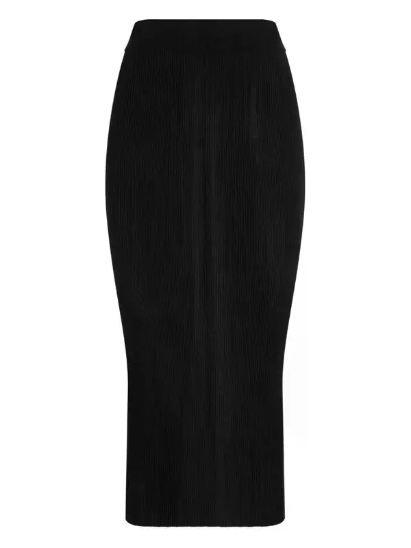 Dolce & Gabbana Ribbed Knit Midi Skirt