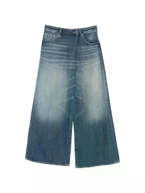 R13 Cotton Wide-leg Jeans