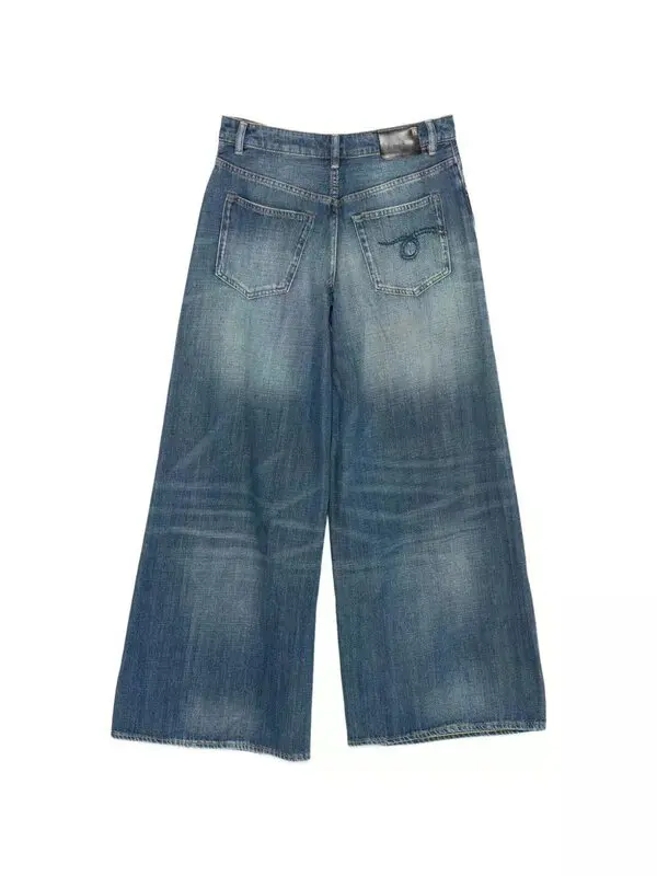R13 Cotton Wide-leg Jeans