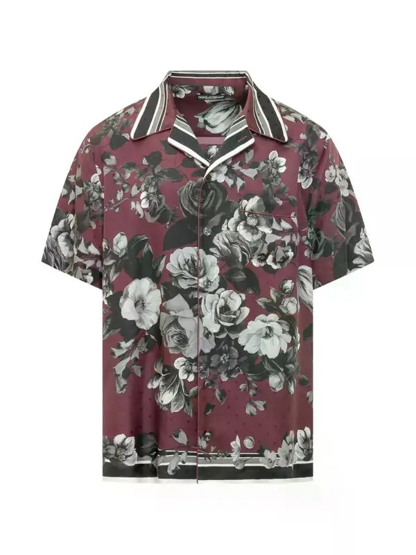 Dolce & Gabbana Floral Shirt - Red