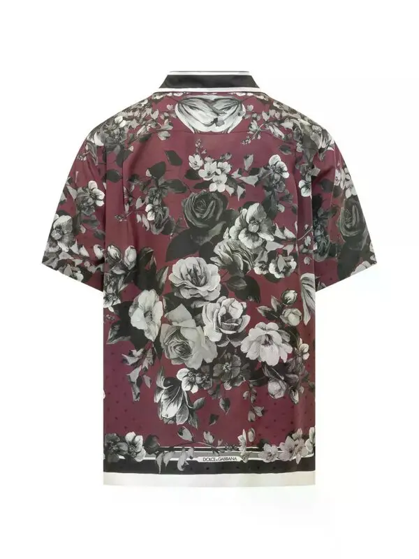 Dolce & Gabbana Floral Shirt - Red